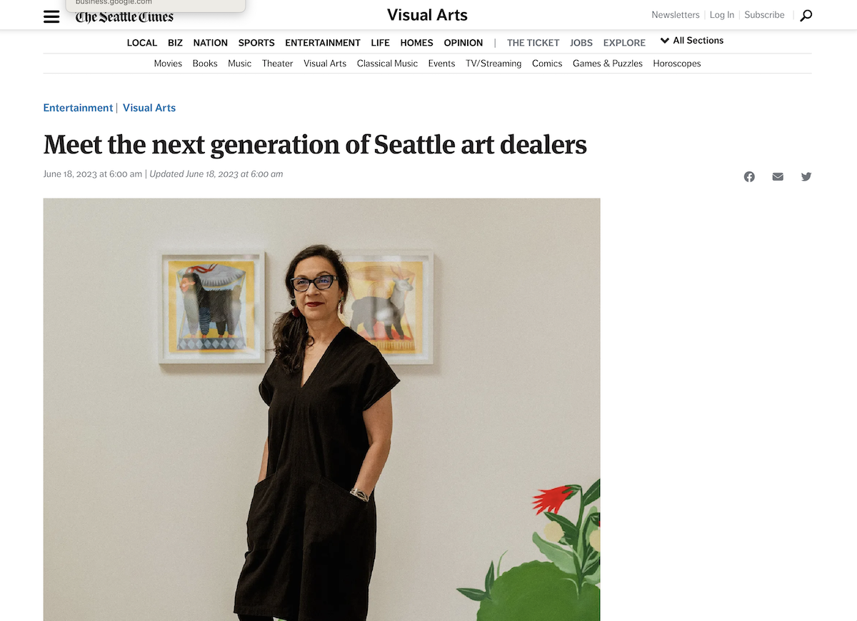 "Meet the next generation of Seattle art dealers" - AMcE Creative Arts